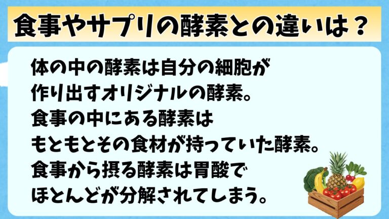 酵素とは何？種類や働きを簡単に解説！ | 臨床検査技師が教える病気と健康の相談所